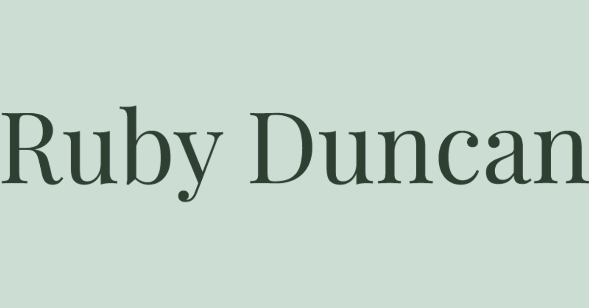 Workshops – Ruby Duncan